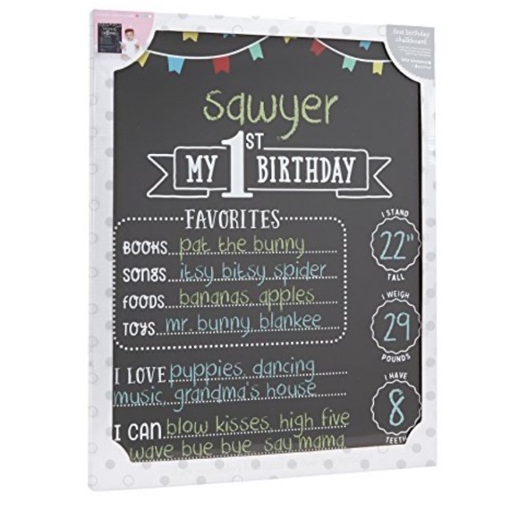 Party Supplies | First Birthday Chalkboard | Poshmark